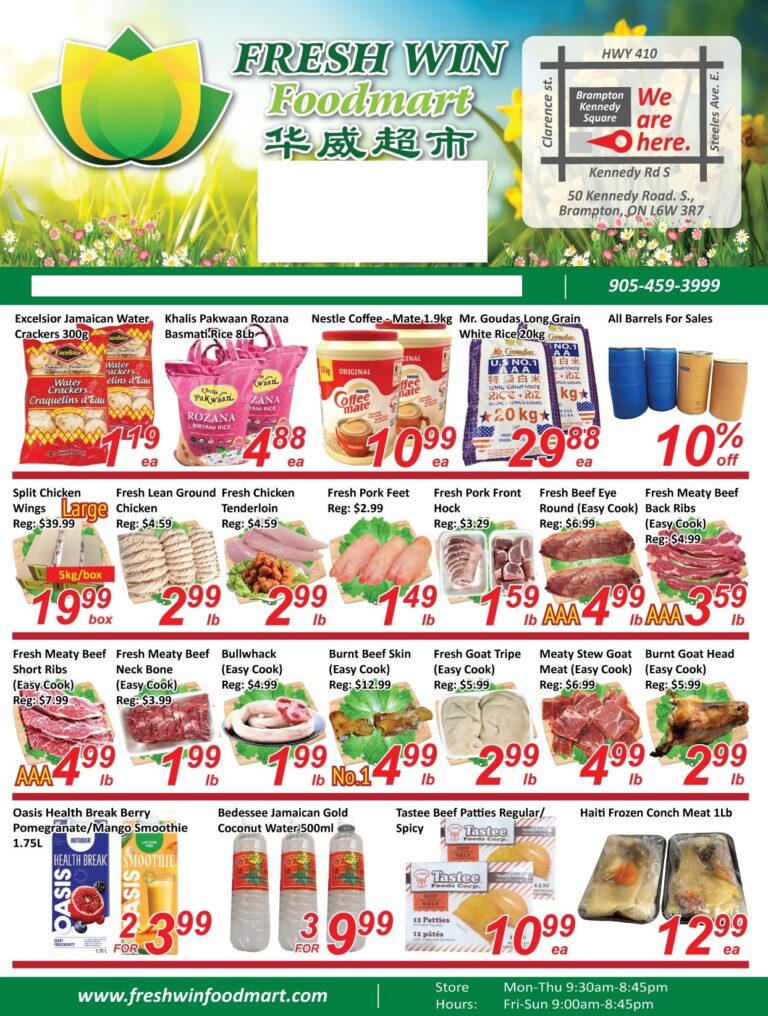 Fresh Win Foodmart Flyer Brampton