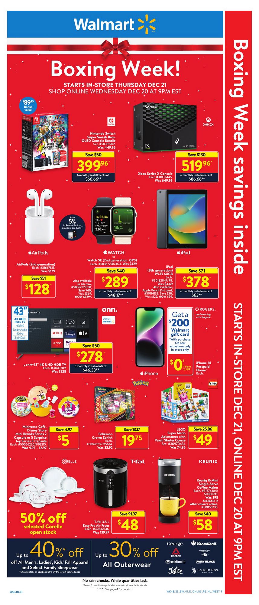 Walmart Boxing Day Sale 2024